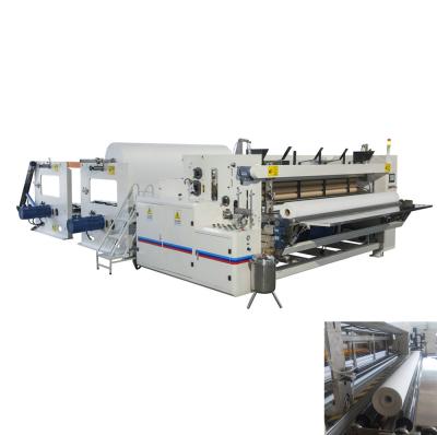 China INVT PLC Automatic Toilet Paper Slitting Rewinding Machine 200m/min 1800mm for sale