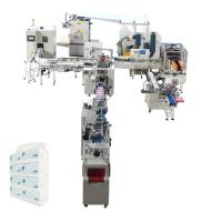 China 5.5KW Automatic Facial Tissue Paper Production Line Reciprocal Folding Slitter 1400mm for sale