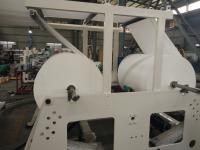China Interfolding Tissue Paper Machinery 3 HP Air Compressor 900 Sheets Line/Min Rewind Machine for sale