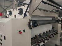 China Interfolding Tissue Paper Machinery 3 HP Air Compressor 900 Sheets Line/Min Rewind Machine for sale