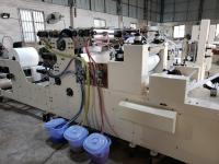 China Flexographic Milky Tissue Paper Printing Machine Wollen Roller Slitting Winding for sale