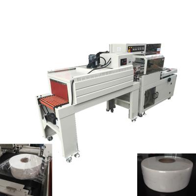 China Automatic Temperature Shrinking Wrapper Sealing Machine 9.6KW 380V Kraft Paper Packaging for sale