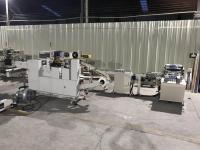 China PLC Automatic Hand Towel Packaging Machine 210mm Width Paper Pouch Packing 600 Sheets/Min for sale