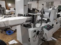 China 400mm Width Calendaring Unit Napkin Printing Folding Machine Anilox Roll Slitting for sale