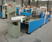 China Automatic M Folding PE Film Dental Bib Making Machine 8KW 300-400 Sheet Per Min for sale