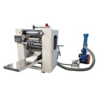 China PLC Controlled N Fold Paper Towel Making Machine 76.2mm Core 400 Sheets Per Line for sale