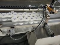 China PLC Liquid Crystal Texting Toilet Paper Packing Machine Controllable Temp for sale