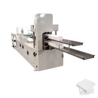 China Full Automatic Double Decks Napkin Paper Making Machine 4.5KW 1.5T Capacity for sale