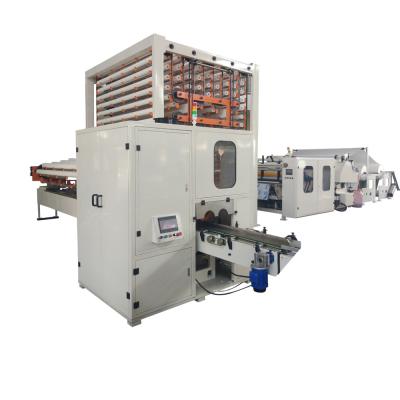 China High Speed Automatic Toilet Paper Roll Making Machine 200m/Min Jumbo Rewinder 2800mm for sale