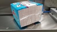 China Twofold Layer Tissue Paper Napkin Machine 7.5KW Industrial Paper Folding Equipment 150x150mm for sale