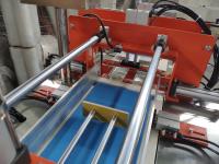 China Semi Automatic Toilet Paper Multi Rolls Packing Machine 380V 3KW Conveyor Belt Premade Bag for sale