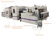 China XINYUN 40KW Paper Towel Making Machine , Paper Roll Lamination Machine for sale