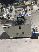 China Automatic Handkerchief Making Machine 210mm Width Color Print Unit 76mm Core 70-75 Bags/min for sale