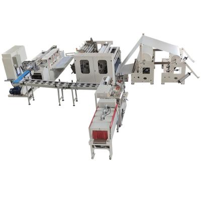 China Full Automatic Heat Shrink Packing Maxi Roll Paper Towel Making Machine 380V 2.8m for sale