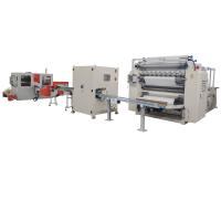 China Automatic Facial Tissue Making Machine 80-100m/min Timing Belt Drive for sale