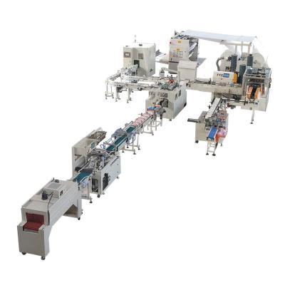 China Three Phase Automatic Facial Tissue Machine 80-100m/Min Production Line for sale