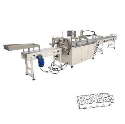 China Semi Automatic Toilet Paper Packaging Machine 3kw 5-8 Bags Per Minute for sale