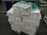 China Semi Automatic Toilet Paper Packaging Machine 3kw 5-8 Bags Per Minute for sale