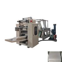 China V Fold Hand Towel Tissue Paper Making Machine 1380mm Steel to Steel Embossing 7.5kw for sale