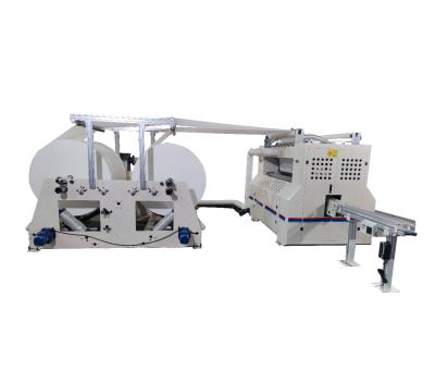 China Automatic V Fold Facial Tissue Folding Machine 100m/min 1400mm Width with Stacking Conveying for sale