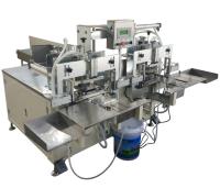 China PLC Control Double Heads Facial Tissue Bagging and Sealing Machine 26 Bags per Min 1.2 kW for sale