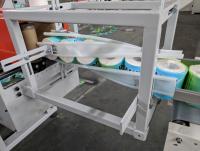 China 220V PLC Control Single Roll Toilet Paper Packing Machine for sale