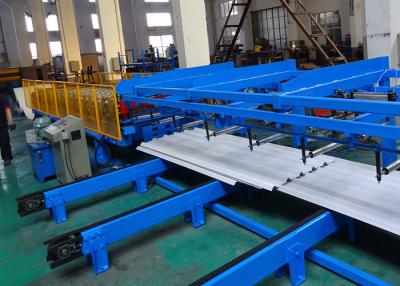 China 12 - 15 M/Min Metal Roof Roll Forming Machine With Redundant Material Slitter for sale