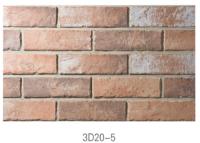 China 3D20-5 Ancient Thin Clay Brick For Outside Wall Installation Easily for sale