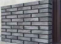 China 3D408 Acid Resistance Gray Clay Thin Veneer Brick For Decorative Wall for sale