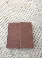 China Rough Face Clay Baking Brick For Walkway Dark Brown Customized for sale