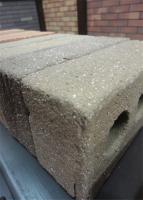 China Sandblast Face Three Holes Perforated Clay Bricks With Variety Colors for sale