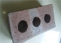 China High Strength Perforated Clay Bricks Rough Surface 210x100x65mm for sale