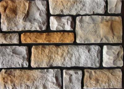 China Colorful Artificial Wall Stone For Interior / Exterior Wall Decoration Irregular Size for sale