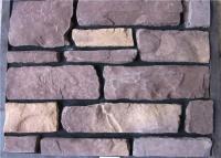 China Artificial Cement Faux Stacked Stone Veneer For Wall Building Construction for sale