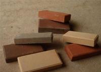 China Non - Radioactive Clay Paving Brick Easy to Maintain Red / Brown Brick Pavers 2.9 - 3.2% for sale