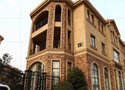 China Custom Rectangle Faux Stone Siding For Houses Low Water Absorption for sale