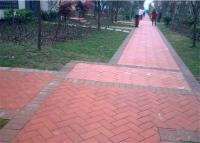 China Landscape Floor Paving Moulded Clay Paving Brick With Different Colors for sale