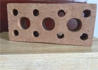 China Weather Resistant Hollow Clay Brick Veneer , Clay Hollow Blocks 35% Void Ratio for sale