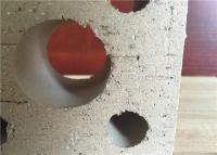 China Low Water Absorption Hollow Clay Brick , Hollow Building Blocks For Walls for sale