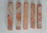 China 2.5 Cm Rectangular Old Clay Wall Brick Good Heat & Chemical Resistance for sale