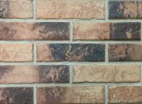 China 210*55*12mm Clay Thin Veneer Brick / Thin Brick Veneer Interior Walls for sale