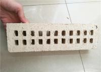 China Pure White Multi Holes Perforated Clay Bricks Anti - Freeze 35% Void Ratio for sale