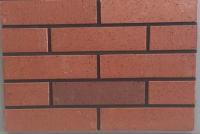 China Red Decorative Brick Veneer , Eco Friendly Exterior Wall Brick Tiles for sale