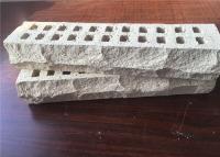 China Special Mountain Shape White Perforated Clay Bricks High Strength For Long Life for sale