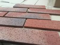 China HM96423 Rough Surface Exterior Thin Brick Building House Faux Brick Exterior Cladding for sale