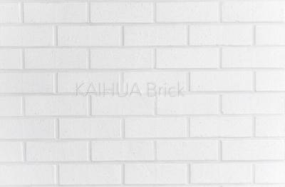 China M36401 White Color Clay Face Wall Brick Long Life Thin Brick Veneer ISO Approval for sale