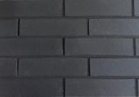 China Black Decorative Vintage Brick Veneer , Smooth Exterior Brick Panels for sale