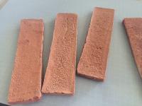 China 3D01 NEW Antique Thin Veneer Outdoor Brick Tiles 205 X 50 X 12mm For Exterior Wall for sale