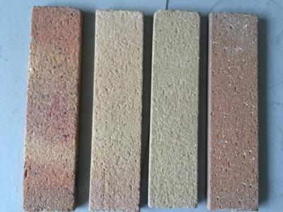 China Sandblast Changeable Color Exterior Thin Brick Customized For Building Wall Materials for sale