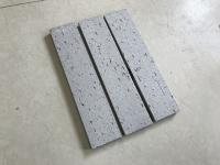 China Grey Color M25340 Split Face Brick Tiles For Exterior With Rough Surface for sale